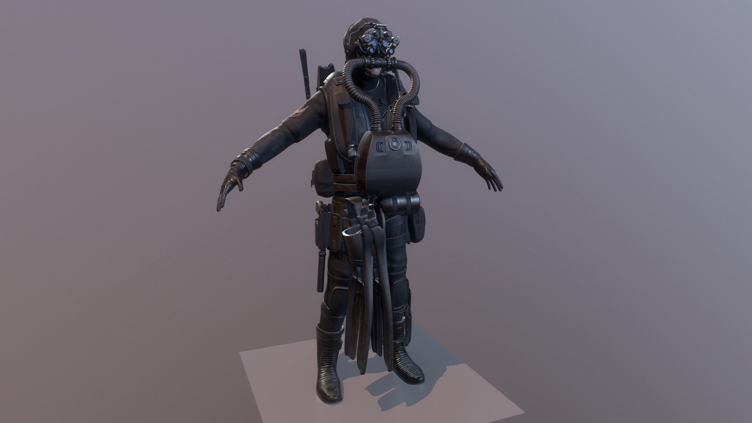 Frogman – The Division™ – Props/Character concept – BOULLING Geoffrey