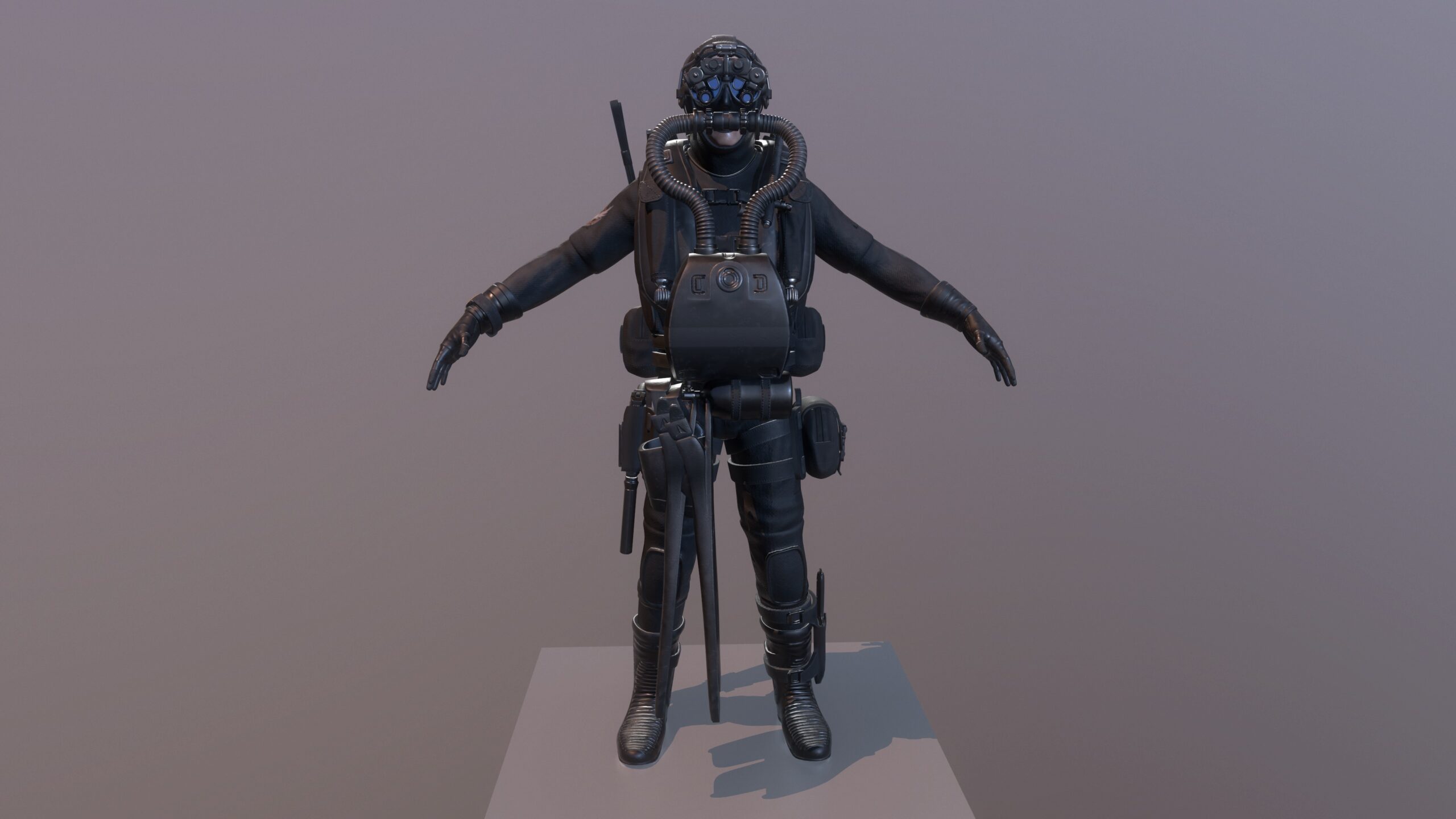 Frogman – The Division™ – Props/Character concept – BOULLING Geoffrey