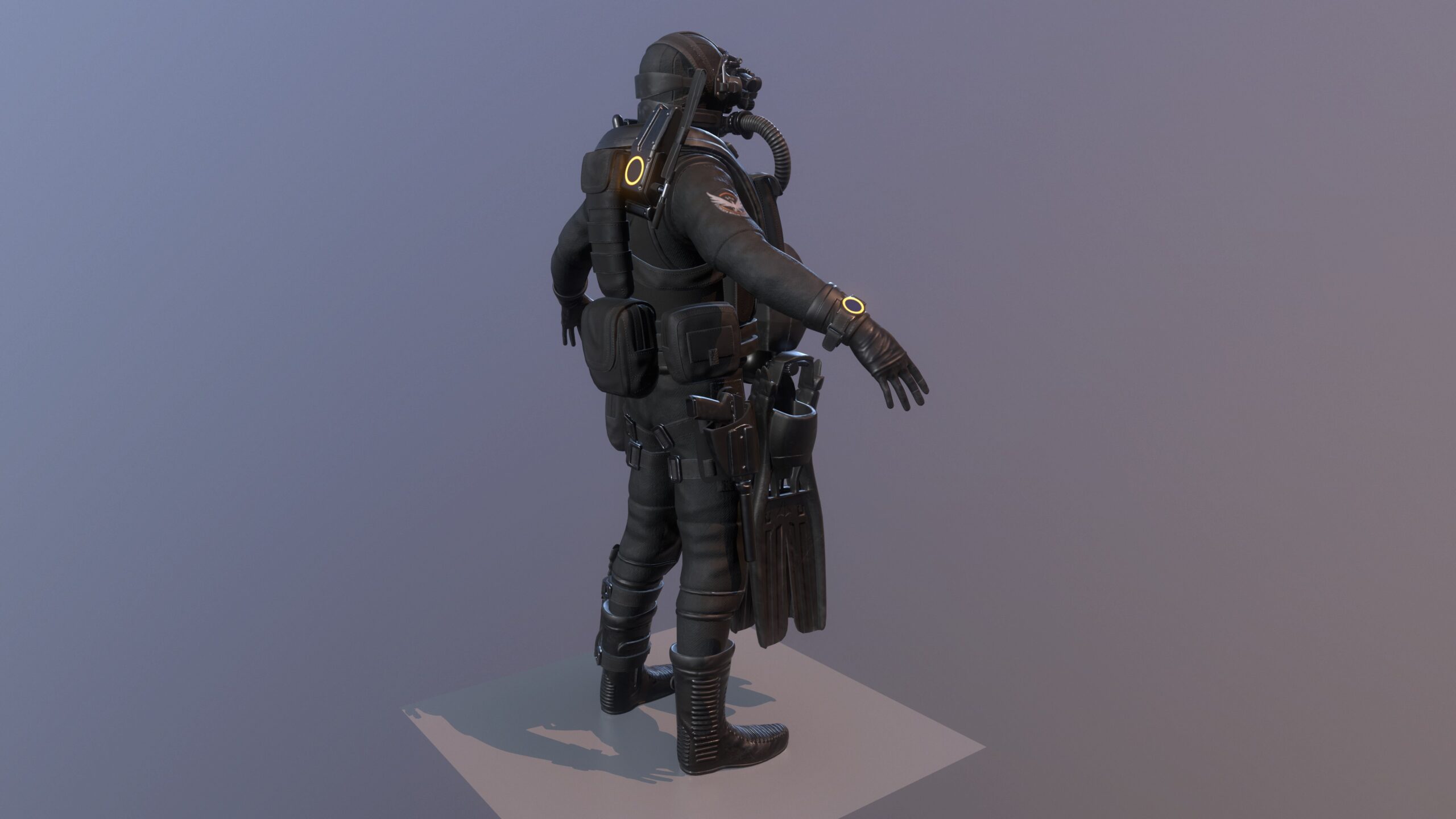 Frogman – The Division™ – Props/Character concept – BOULLING Geoffrey