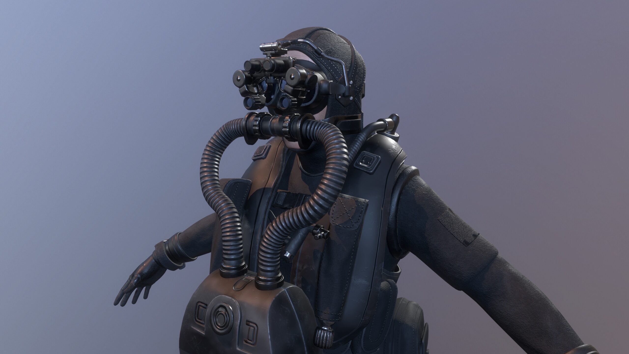 Frogman – The Division™ – Props/Character concept – BOULLING Geoffrey