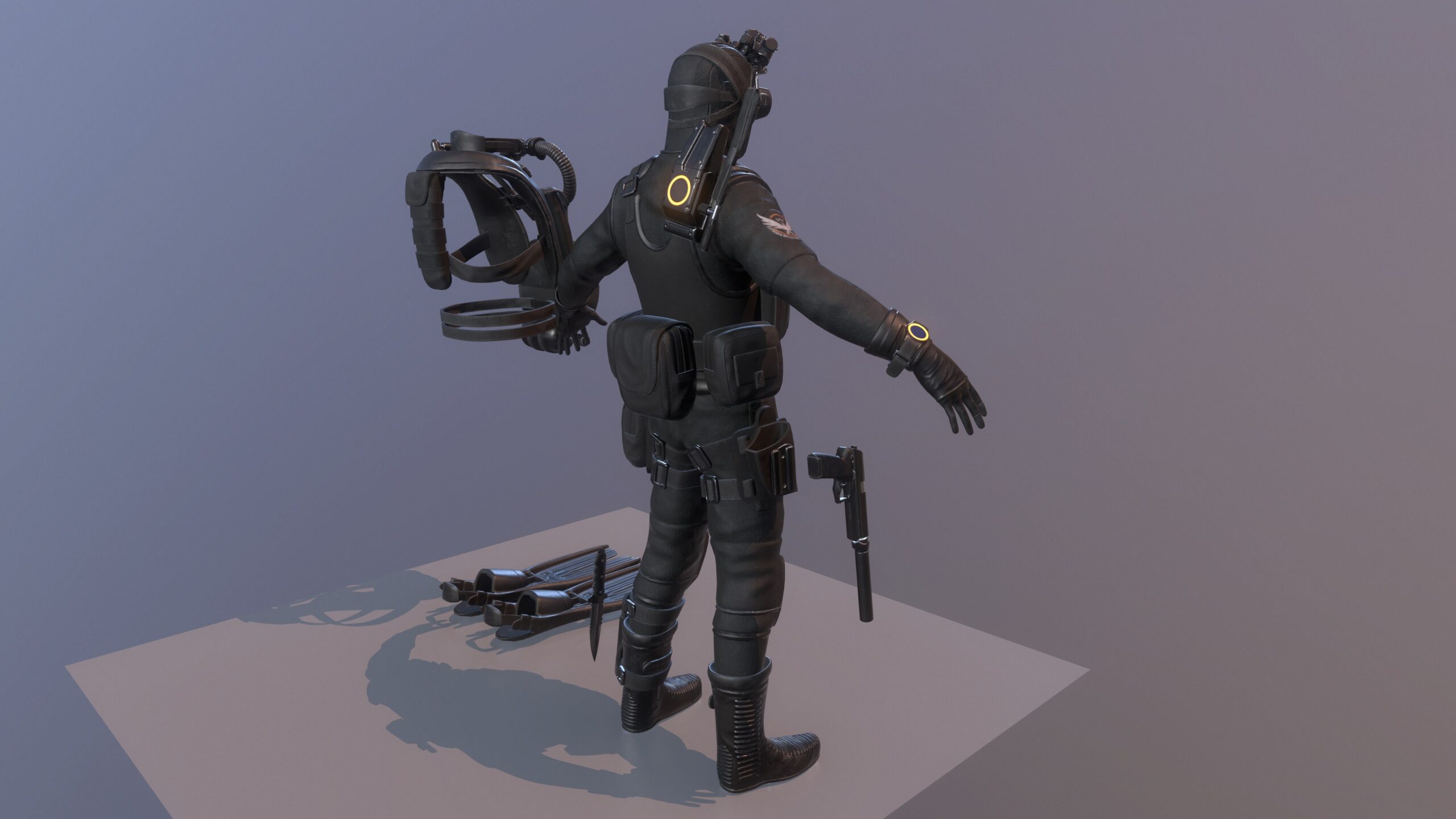 Frogman – The Division™ – Props/Character concept – BOULLING Geoffrey